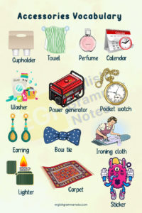 List of Accessories with Pictures | Accessories Names & Hat Names ...