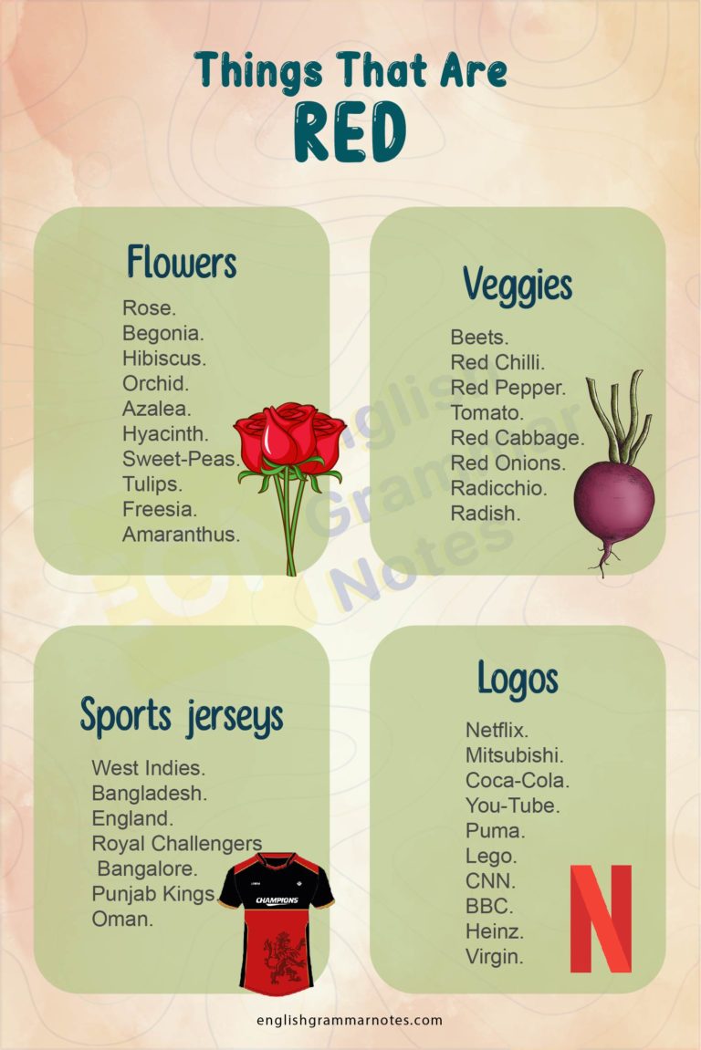 Things That Are Red | Everything About The Things That Are Red ...