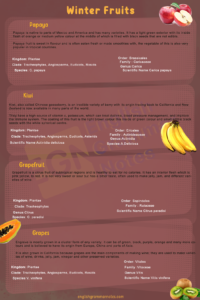 Winter Fruits | List of Winter Fruits With Description and Images ...