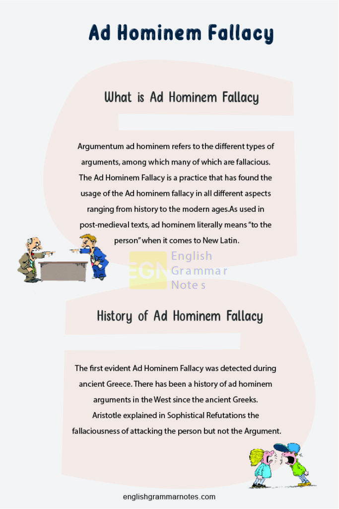 Ad Hominem Fallacy Examples | Meaning, History, Types, Examples and ...