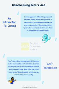 Comma Before And | When to Use a Comma Before “AND”? – English Grammar ...