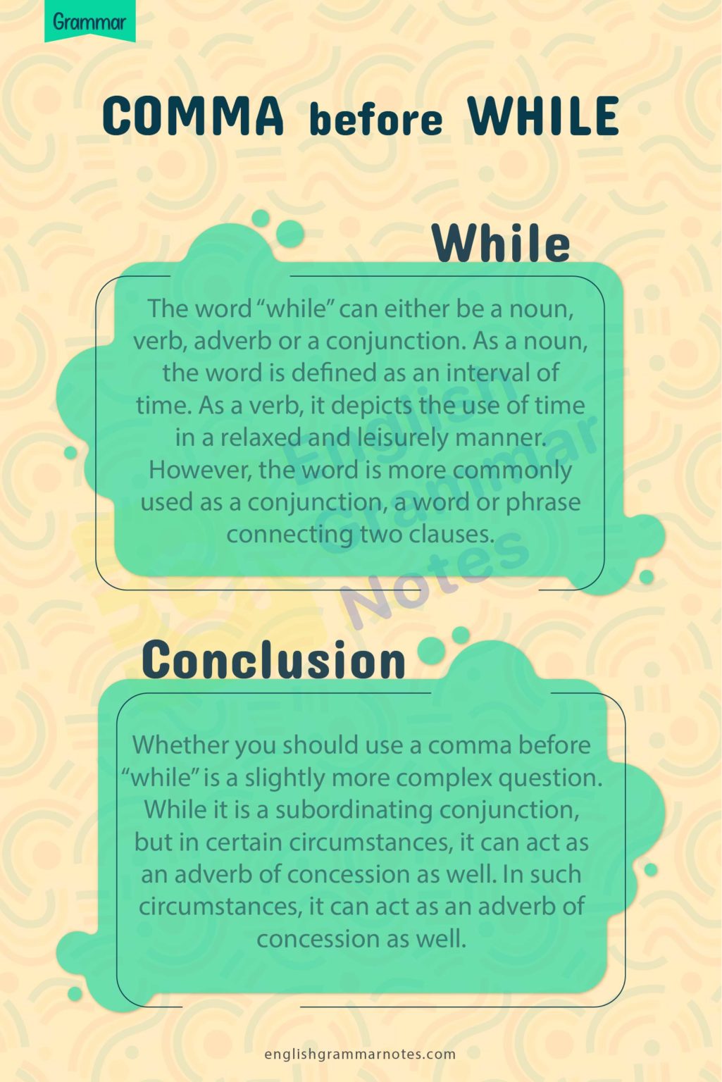 Comma Before While | When To Put A Comma Before “While” – English ...