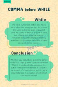 Comma Before While | When To Put A Comma Before “While” – English ...