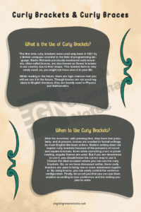 Curly Brackets Curly Braces | All About Curly Brackets, How To and When ...