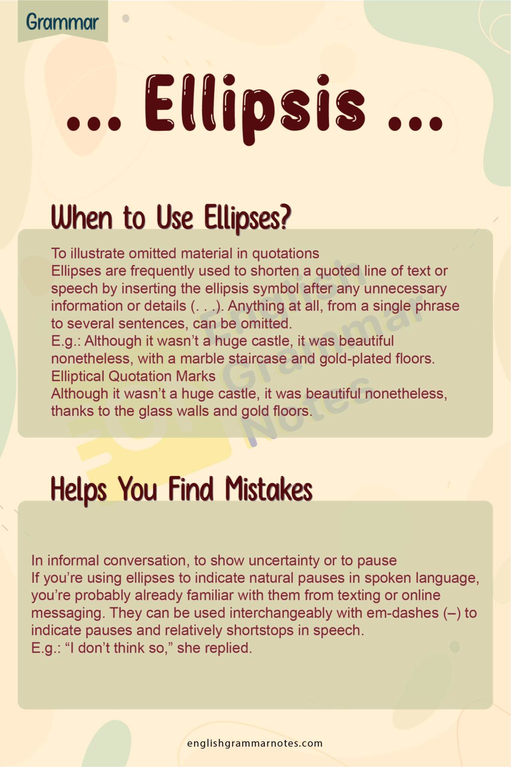 Ellipsis | When you Hear the Term “Ellipsis,” What do You Think ...
