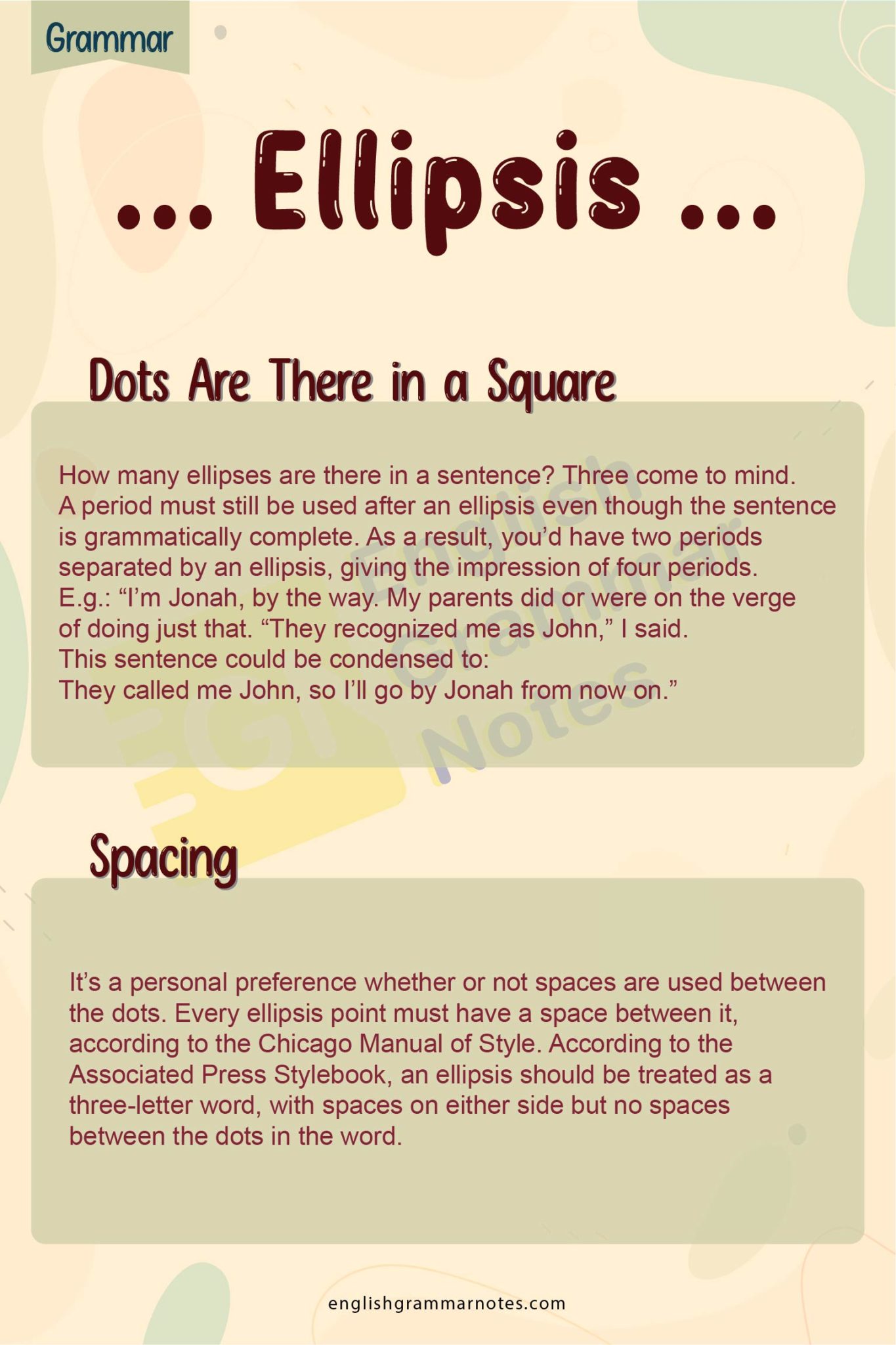 Ellipsis | When you Hear the Term “Ellipsis,” What do You Think ...