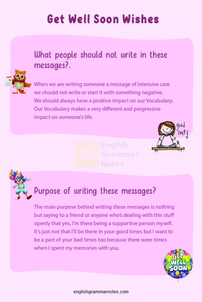 Get Well Soon | Get Well Wishes, Ways and Purpose of Writing Get Well ...