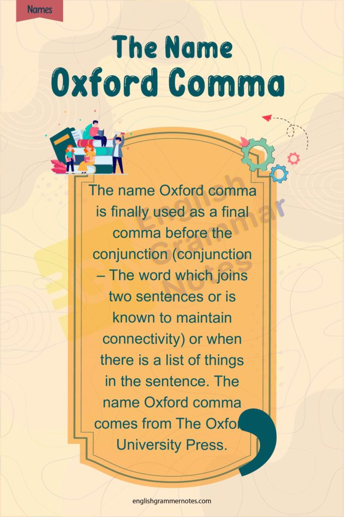 Oxford Comma | How to Use the Oxford Comma Properly? – English Grammar ...