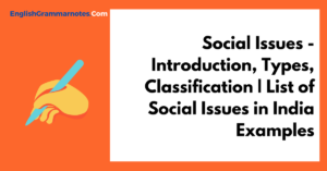 Social Issues – Introduction, Types, Classification | List of Social ...