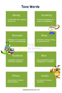 Ultimate List of Tone Words to Describe Author’s Tone | Tone Words ...