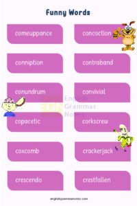 Funny Words That You aren’t Probably Aware Of | Most Funny Words that ...