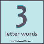Three Letter Words | List of 3 Letter Words A to Z in English – English ...