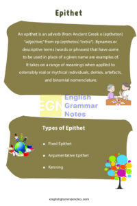 Epithet – Definition, Meaning, Types, Examples | How to Pronounce ...