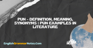 Pun – Definition, Meaning, Synonyms | Pun Examples in Literature ...