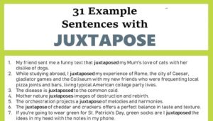 Juxtaposition – Definition, Examples & Synonyms | How to Pronounce ...