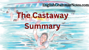 The Castaway Summary – English Grammar Notes
